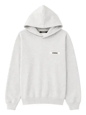 Jacquemus Felpa Con Cappuccio - Grey