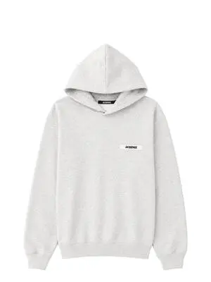 Jacquemus Felpa Con Cappuccio - Grey