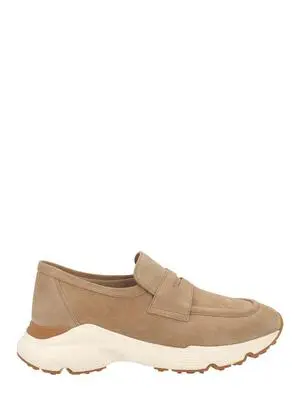 TOD'S Suede Sporty Loafers - Beige