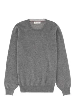 Brunello Cucinelli Maglia In Cashmere - Grey