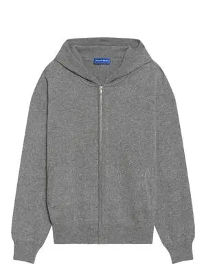 Zadig&Voltaire Camille Cashmere Zip-up Hooded Cardigan - Medium Grey