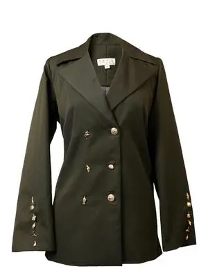 MUDA CLOTHING FZ LLC Muda Clothing Fz Llc Olivia Blazer - Double Breasted Gaberdine