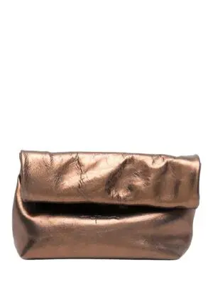 CORTANA Delhi Small Leather Clutch - Brown