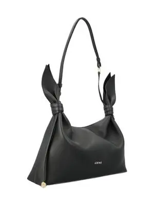 Loewe Leather Shoulder Bag - Black