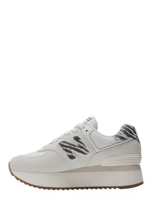 NEW BALANCE New Balance 574+ Platform Sneakers White/beige