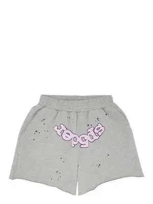 SP5DER Og Web Logo Sweatshorts - Heather Grey