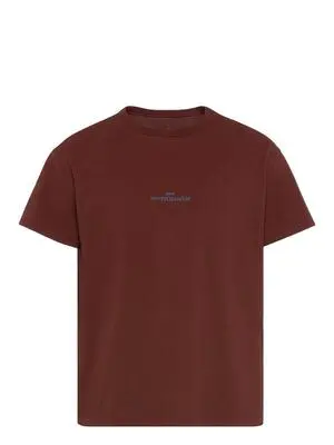 MAISON MARGIELA Cotton Logo T-shirt Bordeaux