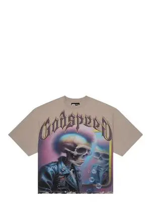 GODSPEED In The Mirror T-shirt - Stone Grey