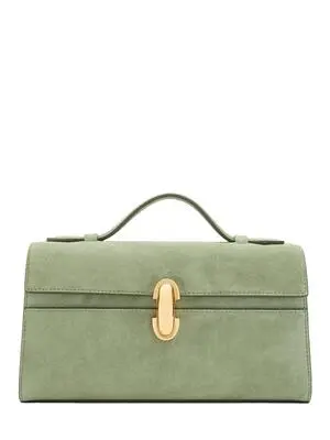 SAVETTE Savette Symmetry Suede Pochette
