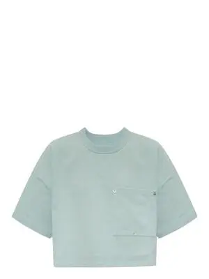 Bottega Veneta Cropped T-shirt With Pocket Detail - No