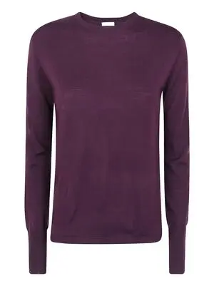 Aspesi Ribbed Crew-neck Knit Top - Brown