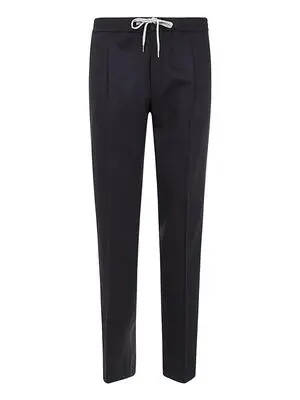 PT TORINO Drawstring Trousers - Black