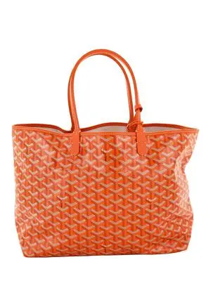 Goyard Saint Louis Tote Coated Canvas Pm - Orange