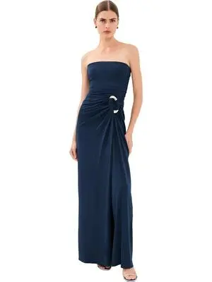 Simkhai Emma Bustier Gown - Midnight