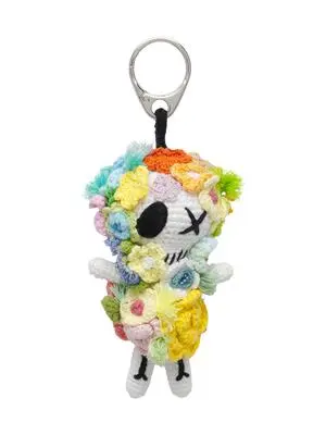 Alexander McQueen Doll Rose Bag Charm - Gold