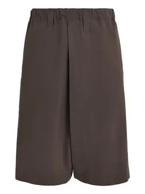 Issey Miyake Wide-leg Chino Shorts - Brown