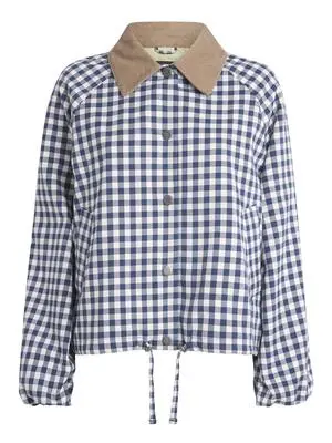Barbour Gingham Ovingham Jacket - Blue