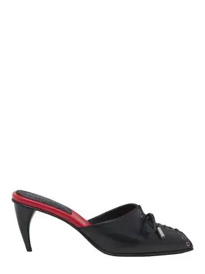 Alexander McQueen Lexie Heeled Mules 70 - Black