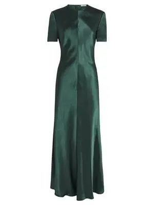 FFORME Akriti Satin Maxi Dress - Green