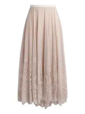 FABIANA FILIPPI Fabiana Filippi Lace Jacquard Maxi Skirt
