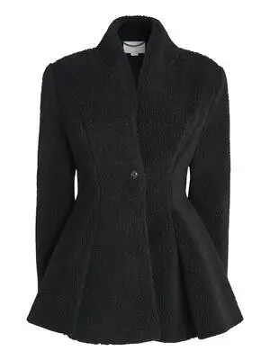 Stella McCartney Plush Peplum Jacket - Black