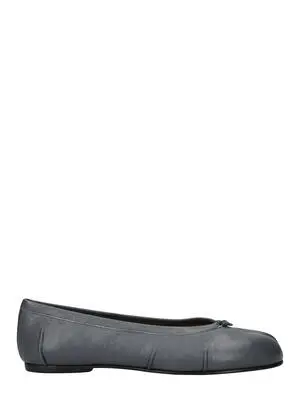 MAISON MARGIELA Leather Tabi Ballet Flats - Grey