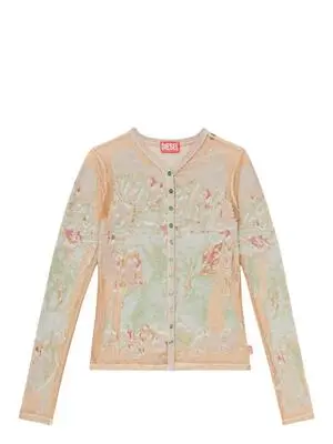 DIESEL® T-gabry Button-fastening Top - Light Brown