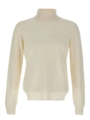 GRAN SASSO Gran Sasso Long-Sleeved Turtleneck Sweater Nude