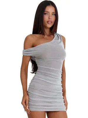 OUTCAST Leesa Mini Dress - Silver