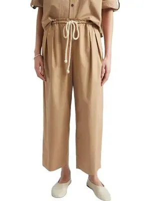 Maria Mcmanus Organic Cotton Balloon Drawstring Pants - Walnut
