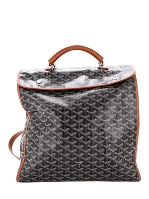 Goyard Saint Leger Briefcase Backpack Coated Canvas - Brown