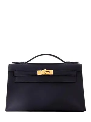 Hermès Kelly Pochette Swift - Black