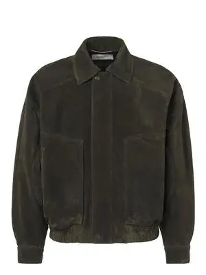 Saint Laurent Suede Jacket - Green