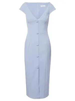 Safiyaa Klea Crêpe Cocktail Dress - Blue