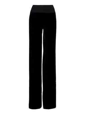 Rick Owens Bias Wide-leg Pants - Black