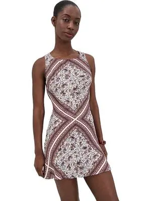 REFORMATION Dale Mini Dress - Amethyst