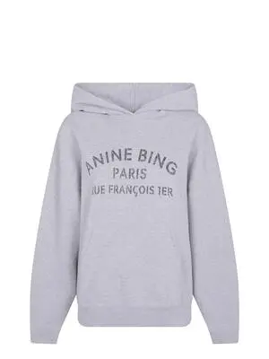 ANINE BING Harvey" Printed Sweatshirt - Gray