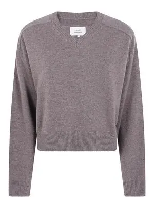 Loulou De Saison Anzor Lds" V-neck Cashmere Sweater - Brown
