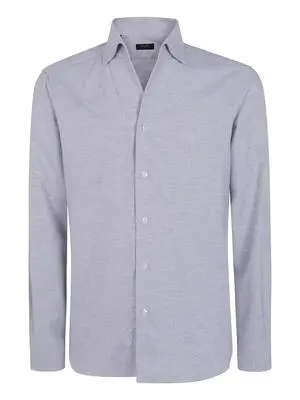 BARBA NAPOLI Shirt Classic "nsfr2p0157080.u.02 Light Grey"