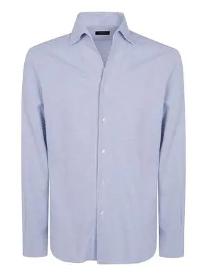 BARBA NAPOLI Shirt Light "nsfr2p0157080.u.03 - Blue