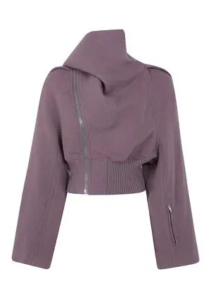 Rick Owens Wool Zip-up Jacket - Pink