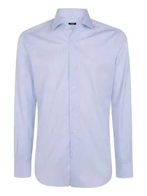 BARBA NAPOLI Shirt Classic Stripes "i1u13p0157073.u.02 Light - Blue