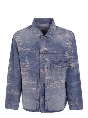 Emporio Armani Classic Denim Jacket - Blue