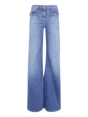 Elisabetta Franchi Flared Jeans - Blue