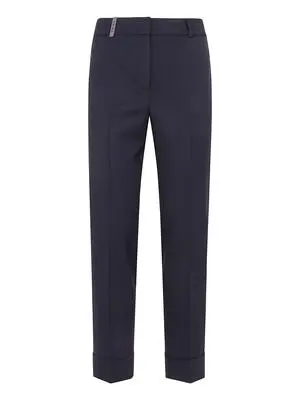 Peserico Wool Pants - Black