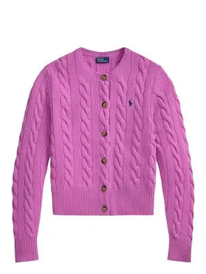 Polo Ralph Lauren Cable Knit Cardigan - Pink