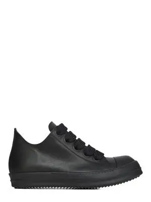 Rick Owens Jumbo Lace Low Sneakers All - Black
