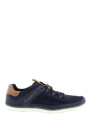BUGATTI Mesh Panel Toggle Fastening Sneakers - Blue