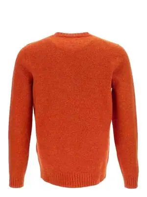 DRUMOHR Knitted Lambswool Sweater - Orange