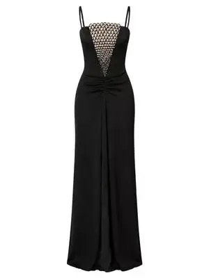 NAFSIKA SKOURTI Vertigo Embellished Maxi Dress - Black